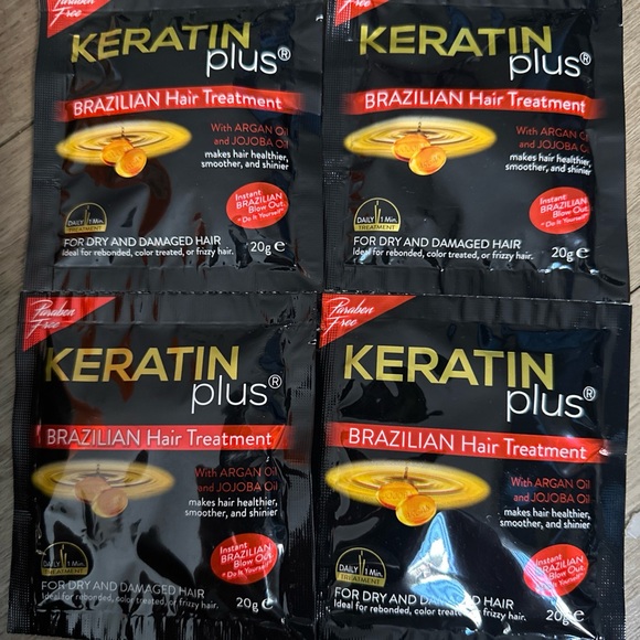 Keratin | Hair | 4 Sachet Keratin Plus Hair Brazilian Treatment | Poshmark